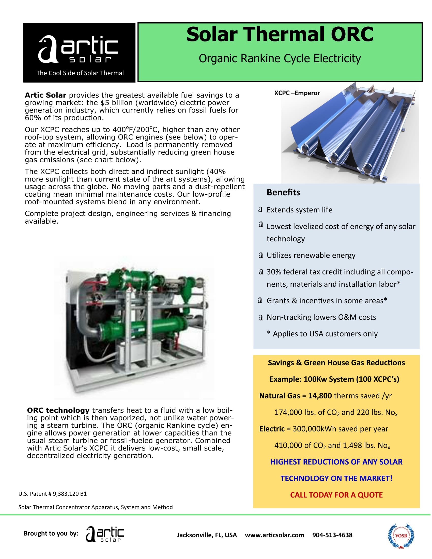 ORC Electric Generation artic solar - Artic Solar